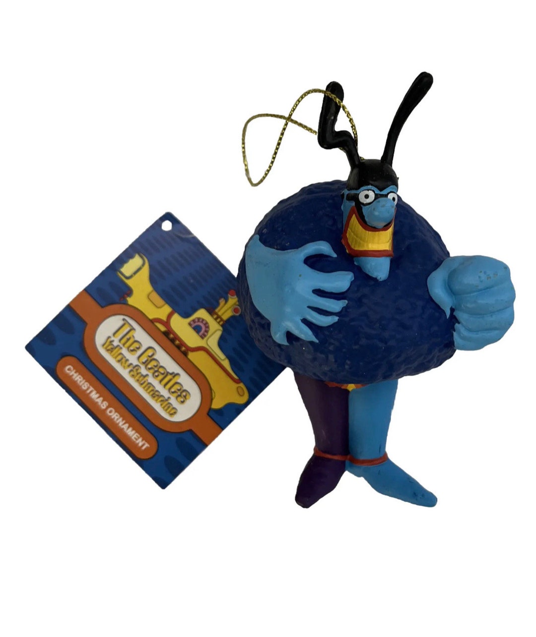 The Beatles Yellow Submarine Blue Meanie Christmas Ornament New With ...
