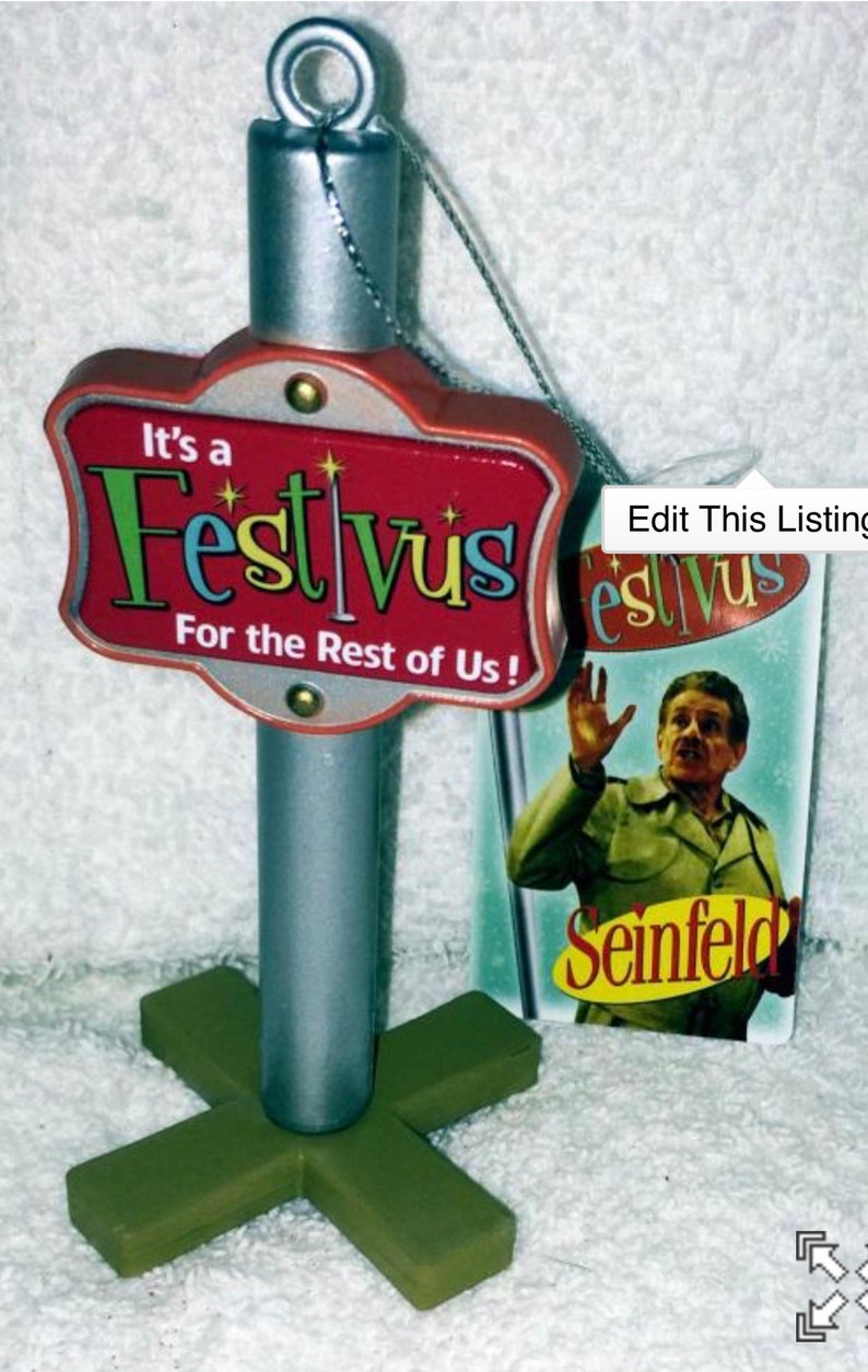 Seinfeld Festivus Pole Christmas Ornament - Etsy
