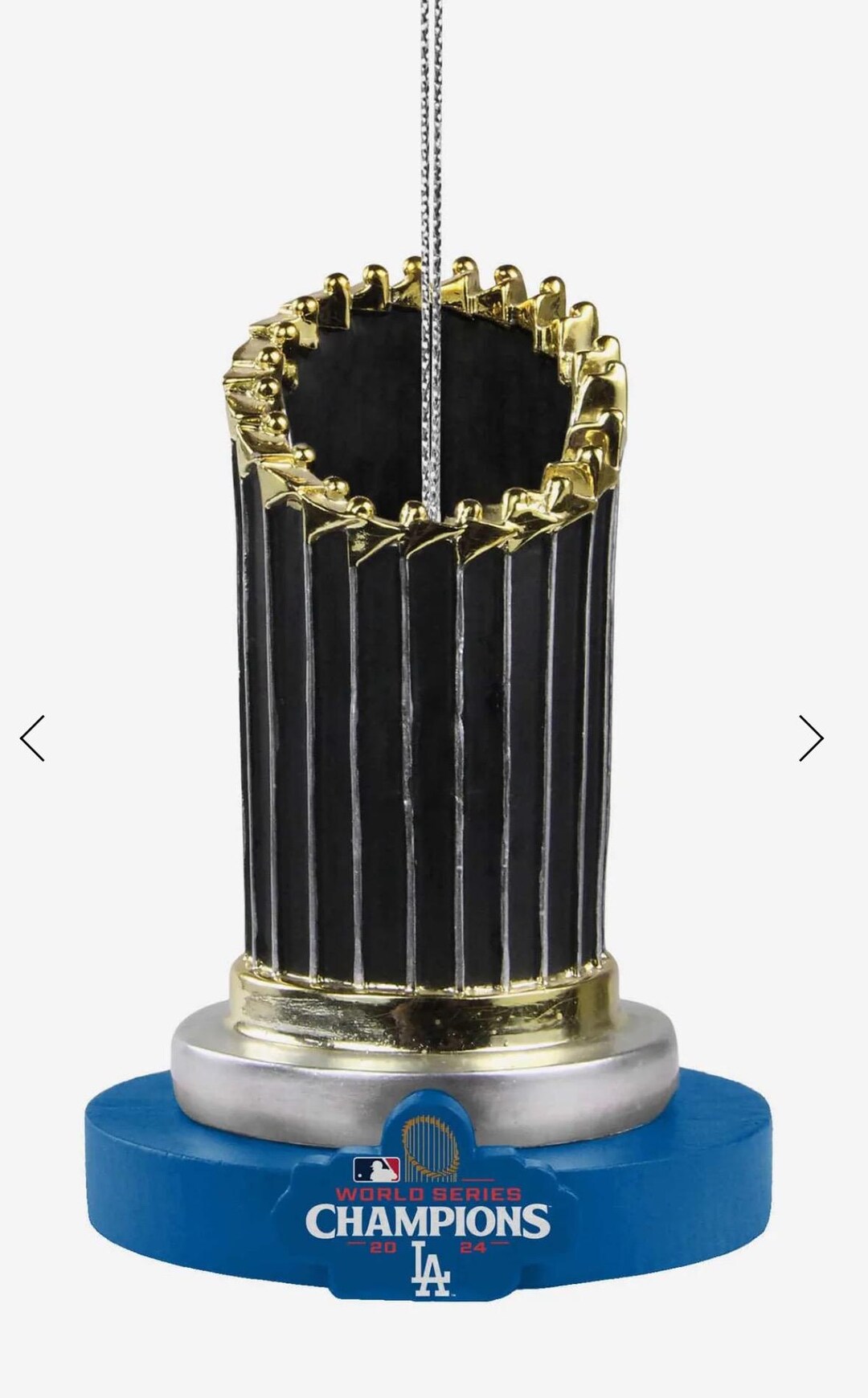 LA Los Angeles Dodgers 2024 World Series Champions World Series Trophy ...