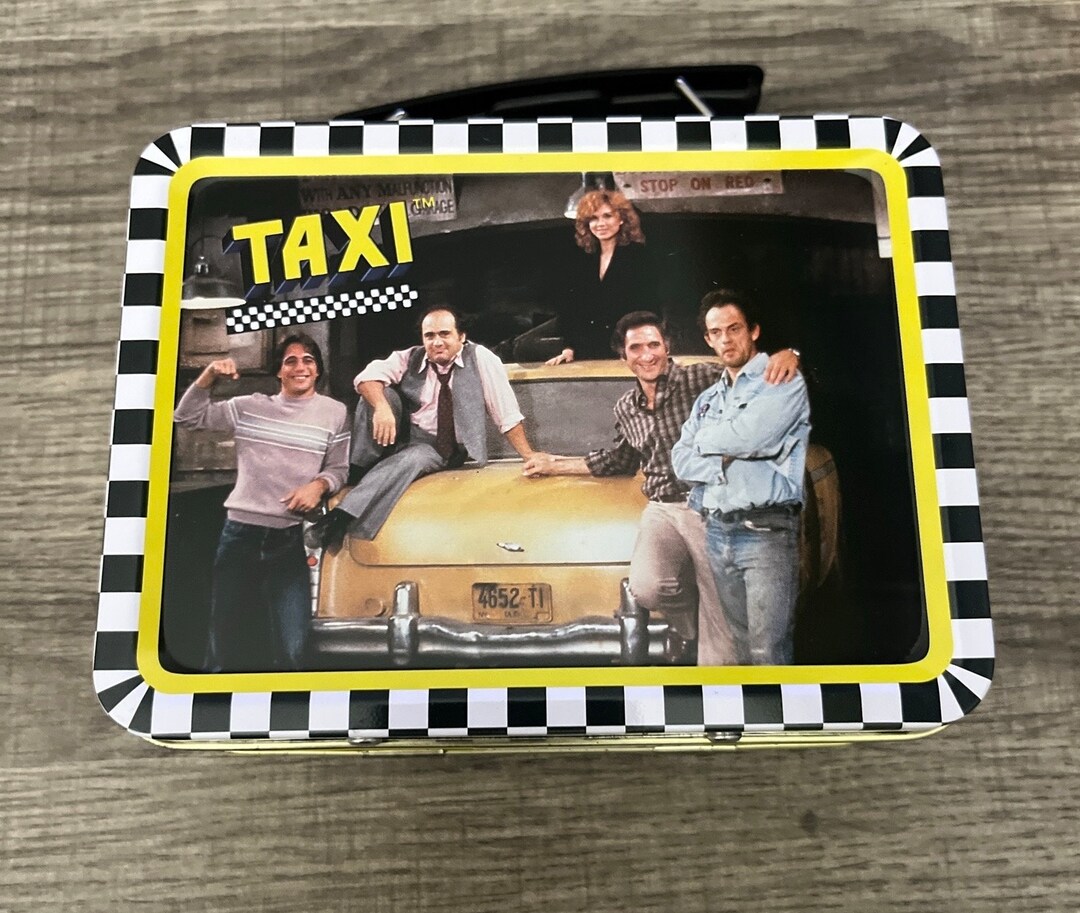 Vintage Taxi the Tv Show Mini Metal Lunchbox Lunch Box Danny Devito ...