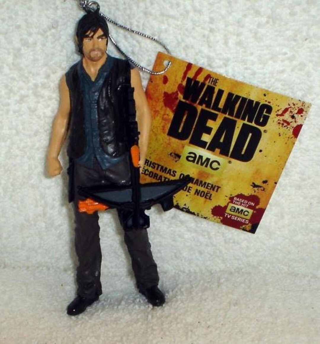 The Walking Dead Daryl Dixon With Crossbow Christmas Ornament TWD - Etsy