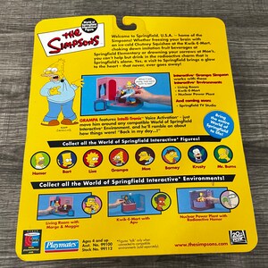 The Simpsons Playmates WOS Grampa Simpson Interactive Figure Series 1 ...