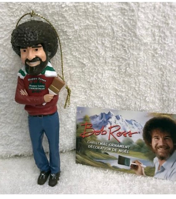 Bob Ross Happy Littletrees Christmas Ornament | Etsy