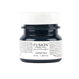 Midnight Blue Fusion Mineral Paint; Rich Navy Paint Very Close to Black ...