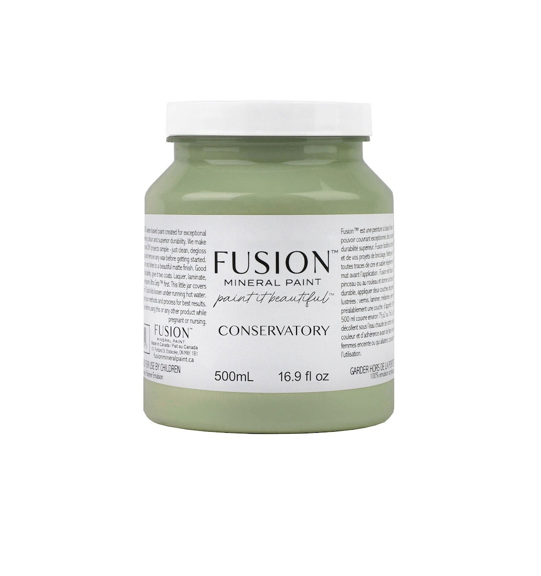 Conservatory Fusion Mineral Paint; Mid Tone Green DIY Decor Paint ...