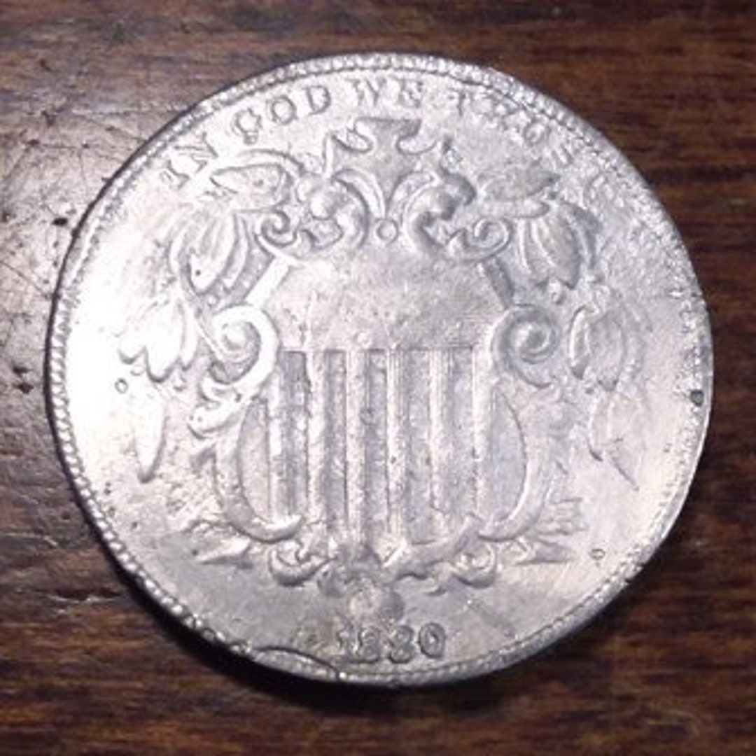 Tribute 1880 Shield Nickel - Etsy