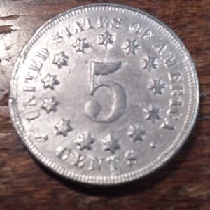 Tribute 1880 Shield Nickel - Etsy