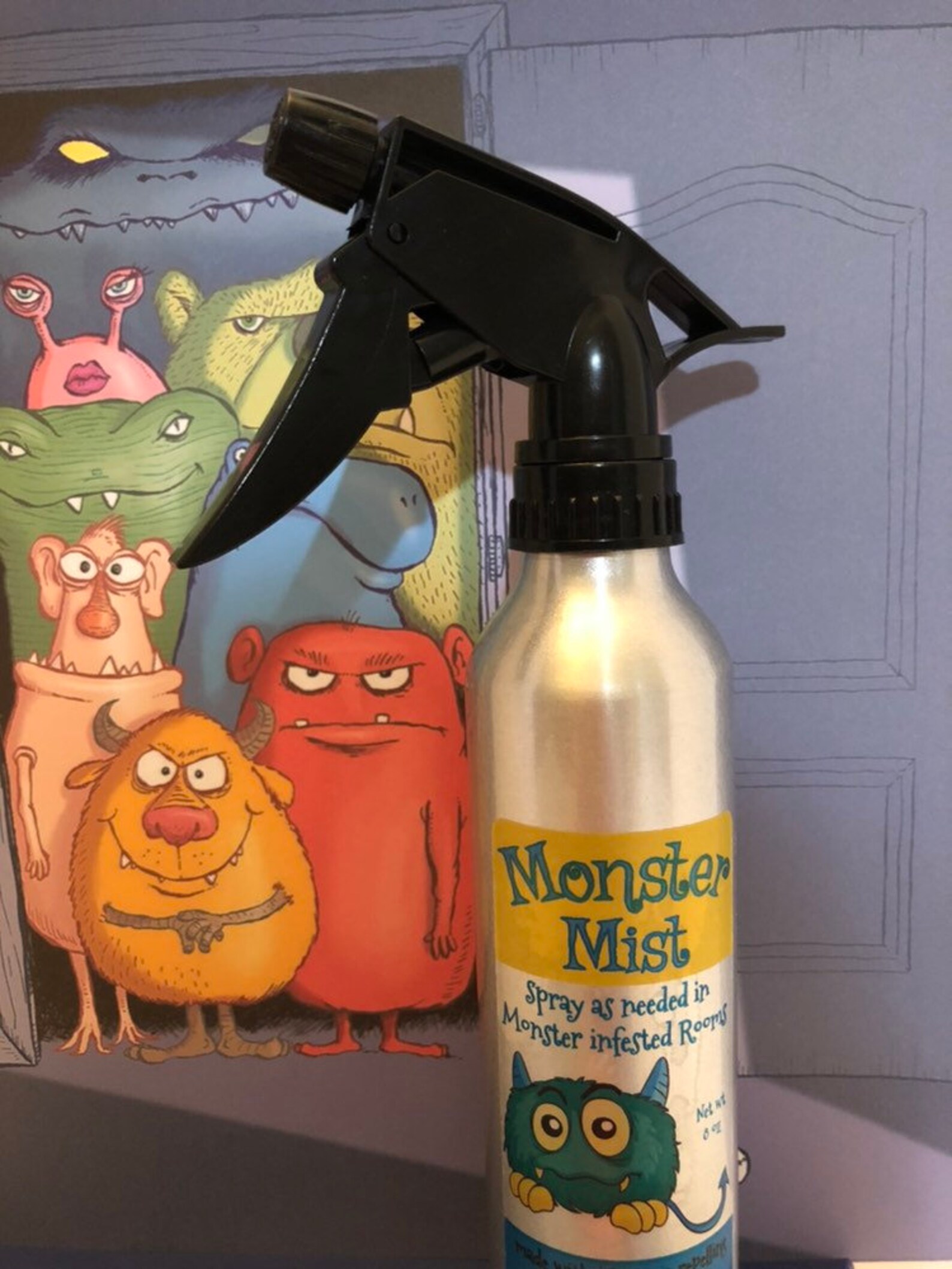 MONSTER MIST Lavender Sleep Spray for Kids End Bedtime Struggles ...
