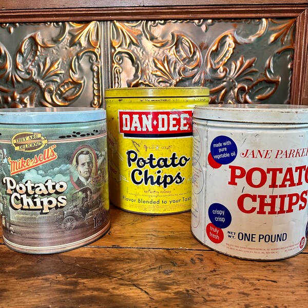 Potato Chip Tins - Etsy