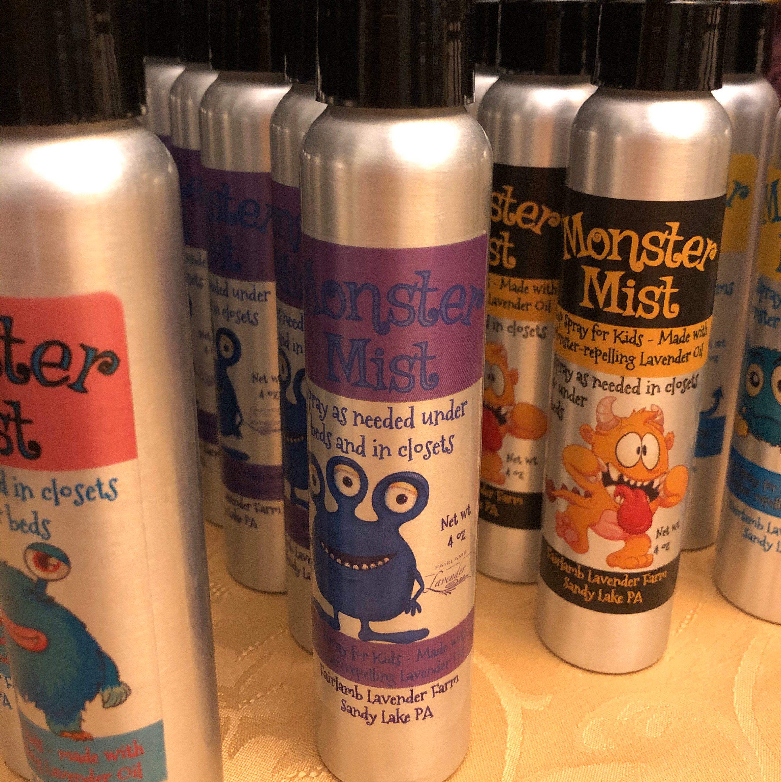 MONSTER MIST Lavender Sleep Spray for Kids End Bedtime - Etsy