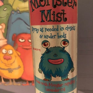 MONSTER MIST- Lavender Sleep Spray for Kids - End Bedtime Struggles ...