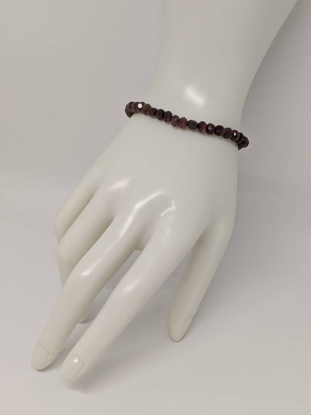 Ruby Stretch Bracelet - Etsy