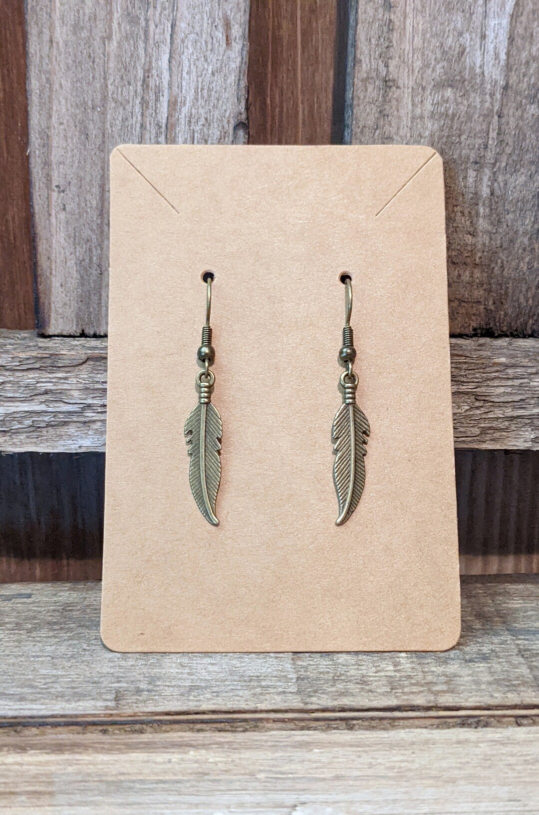 Smoky Mountain Cherokee Feather Earrings. Feather Earrings. Feather ...