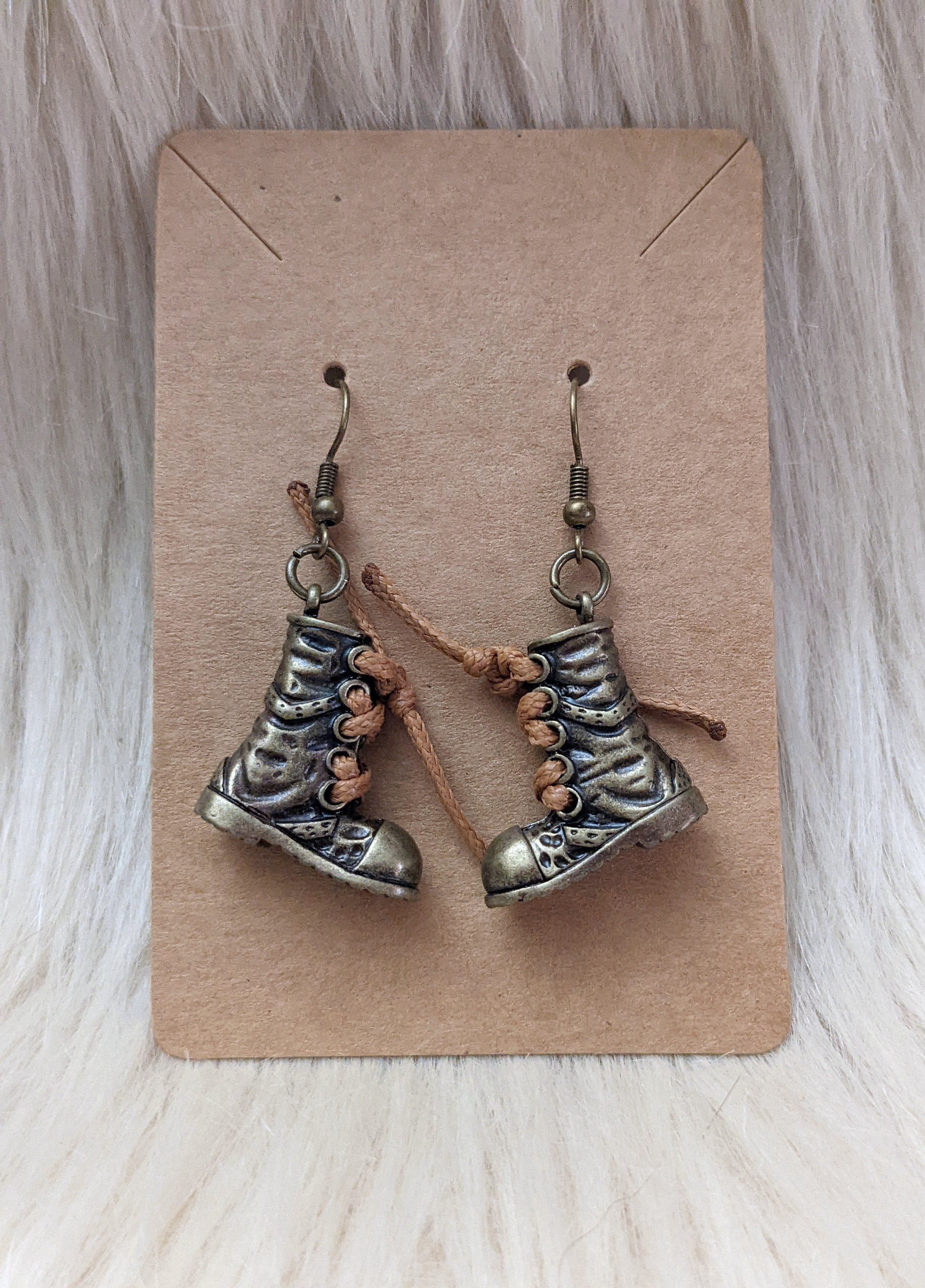 Smoky Mountain Earrings. Hiking Boots Earrings. Smoky Mountain Hiking ...
