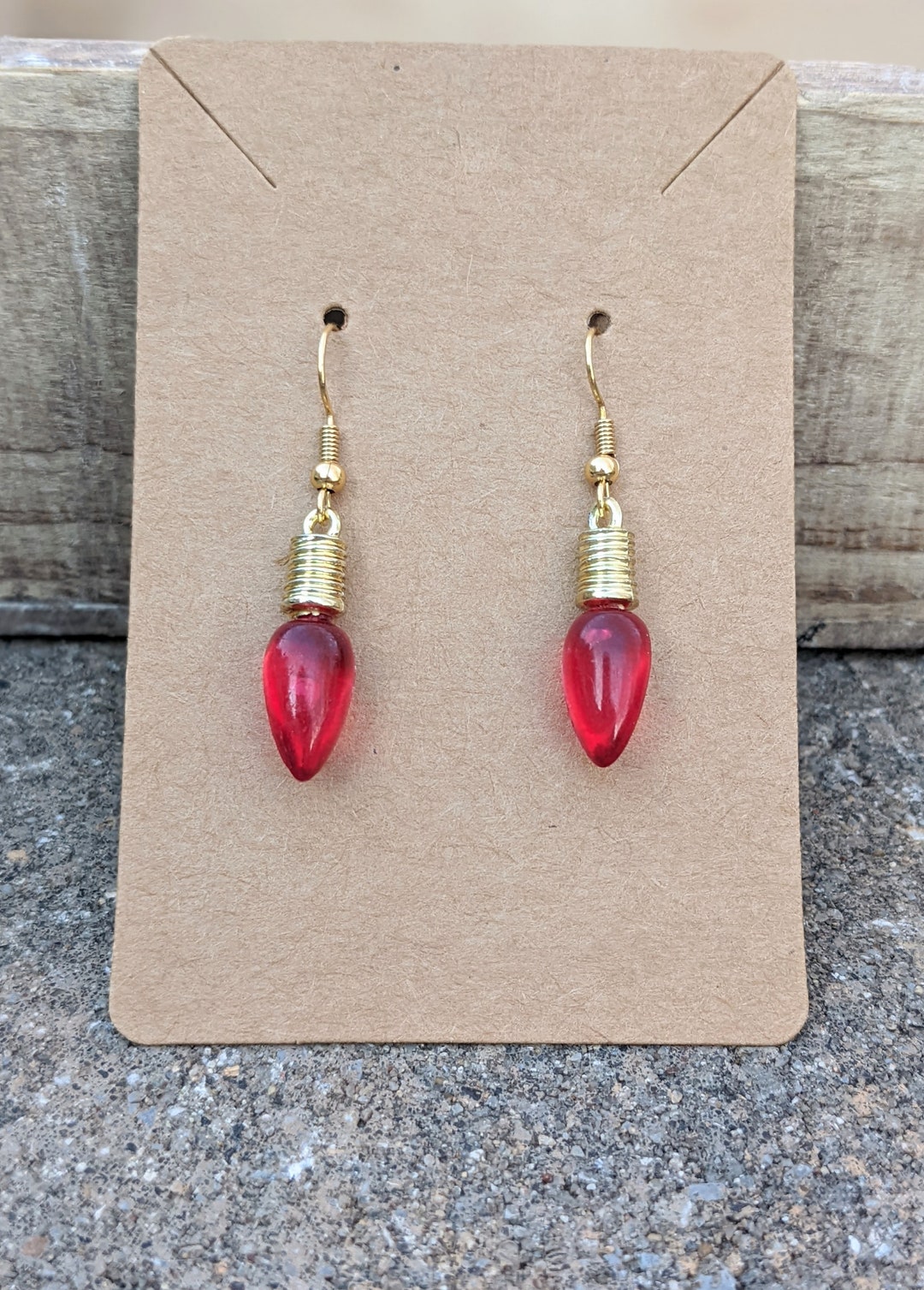 Christmas Lights Earrings. Christmas Earrings. Holiday Earrings. Winter ...