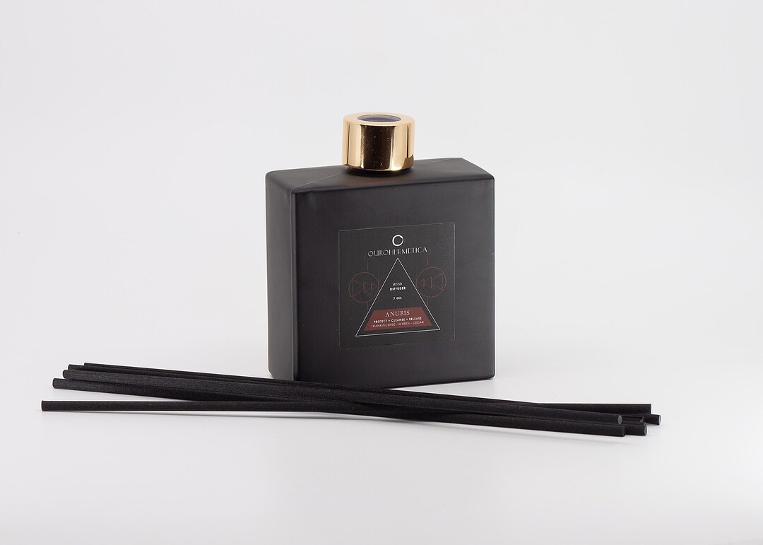 Anubis Reed Diffuser - Frankincense, Myrrh, Cedarwood - Etsy