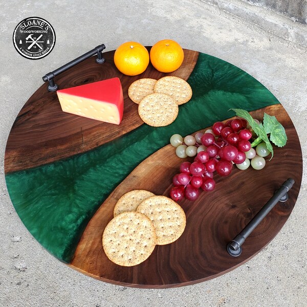 Maple Charcuterie Board Circle - Etsy