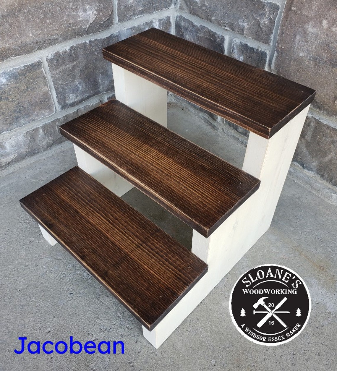 Rustic Wood Step Stool Wood Step Stool Farmhouse Step Stool - Etsy Canada