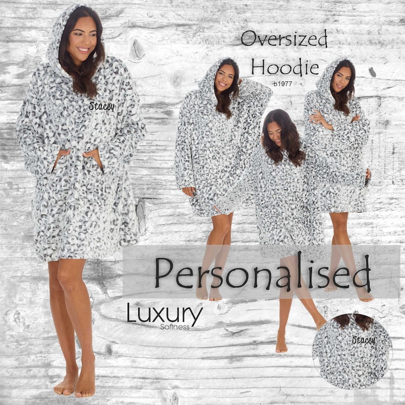 Leopard Print Dressing Gown - Etsy UK