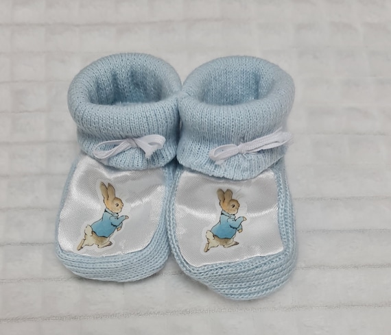 Baby's First Shoe Newborn/reborn Blue Peter Rabbit | Etsy UK