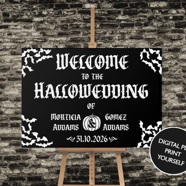 Gothic Wedding Signs - Etsy