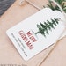 Pine Tree Christmas Gift Tag Template, Holiday Printable Favor Tag ...