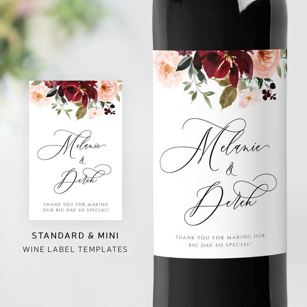 Rustic Wedding Label - Etsy