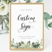 Custom Rustic Wedding Sign Template Table Sign Printable - Etsy