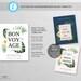 Tropical Bon Voyage Wine Label Template Custom Bottle Label - Etsy