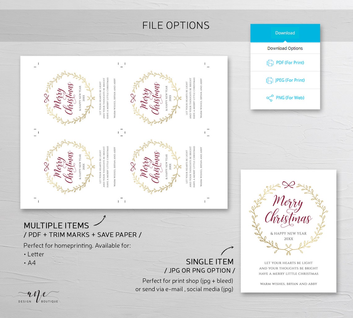 Printable Christmas Wine Label Template Editable Christmas - Etsy