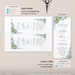 Blue Hydrangea Wedding Program Printable Template, Rustic Ceremony ...