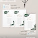Monstera Seating Chart Template, Table Number Cards, Beach Palm Leaves ...