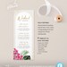 Bougainvillea Tropical Welcome Letter Itinerary Template, Beach Wedding ...