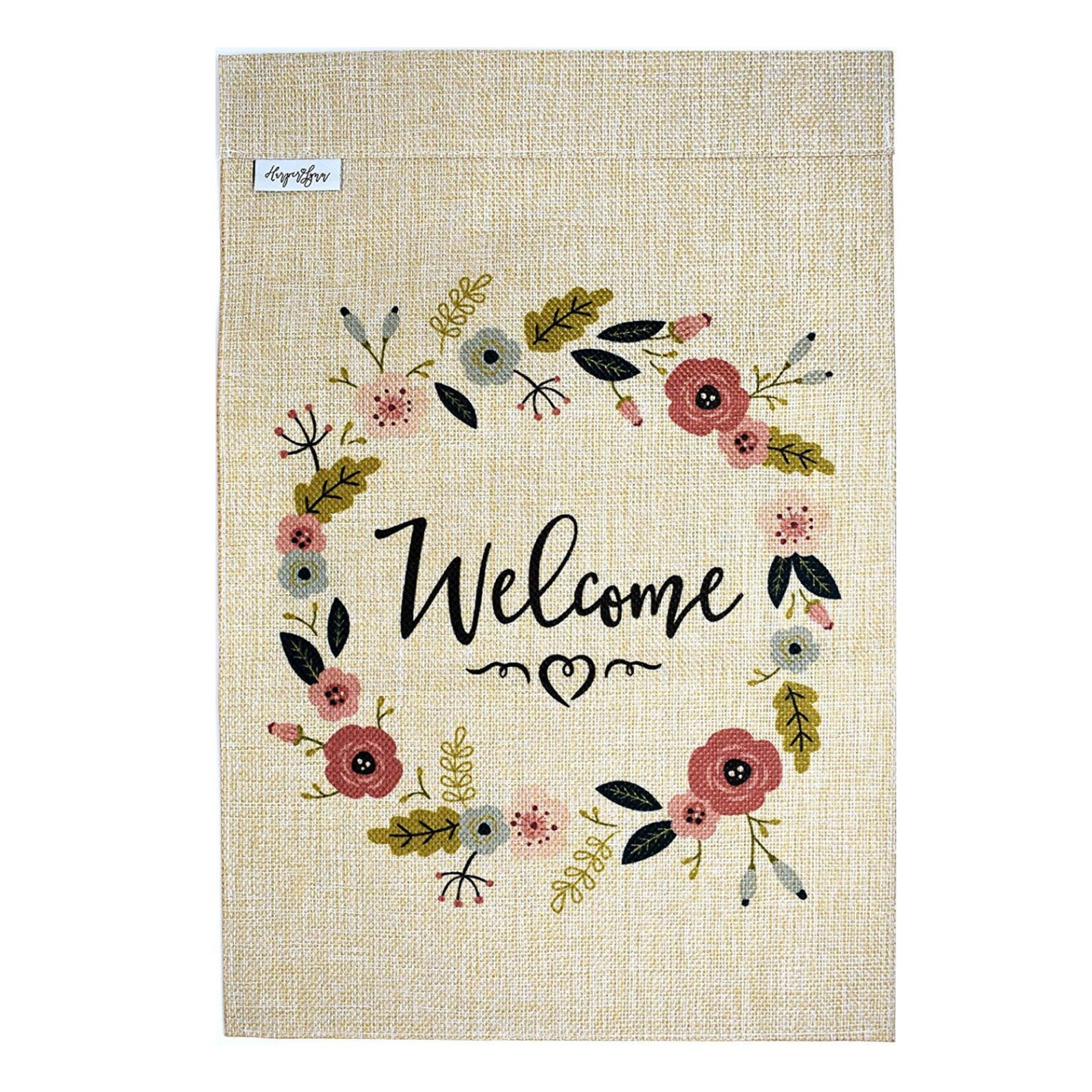 Premium Burlap Welcome Garden Flag 12x18 Double Sided Flag - Etsy