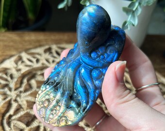 Crystal Octopus Carving - Etsy