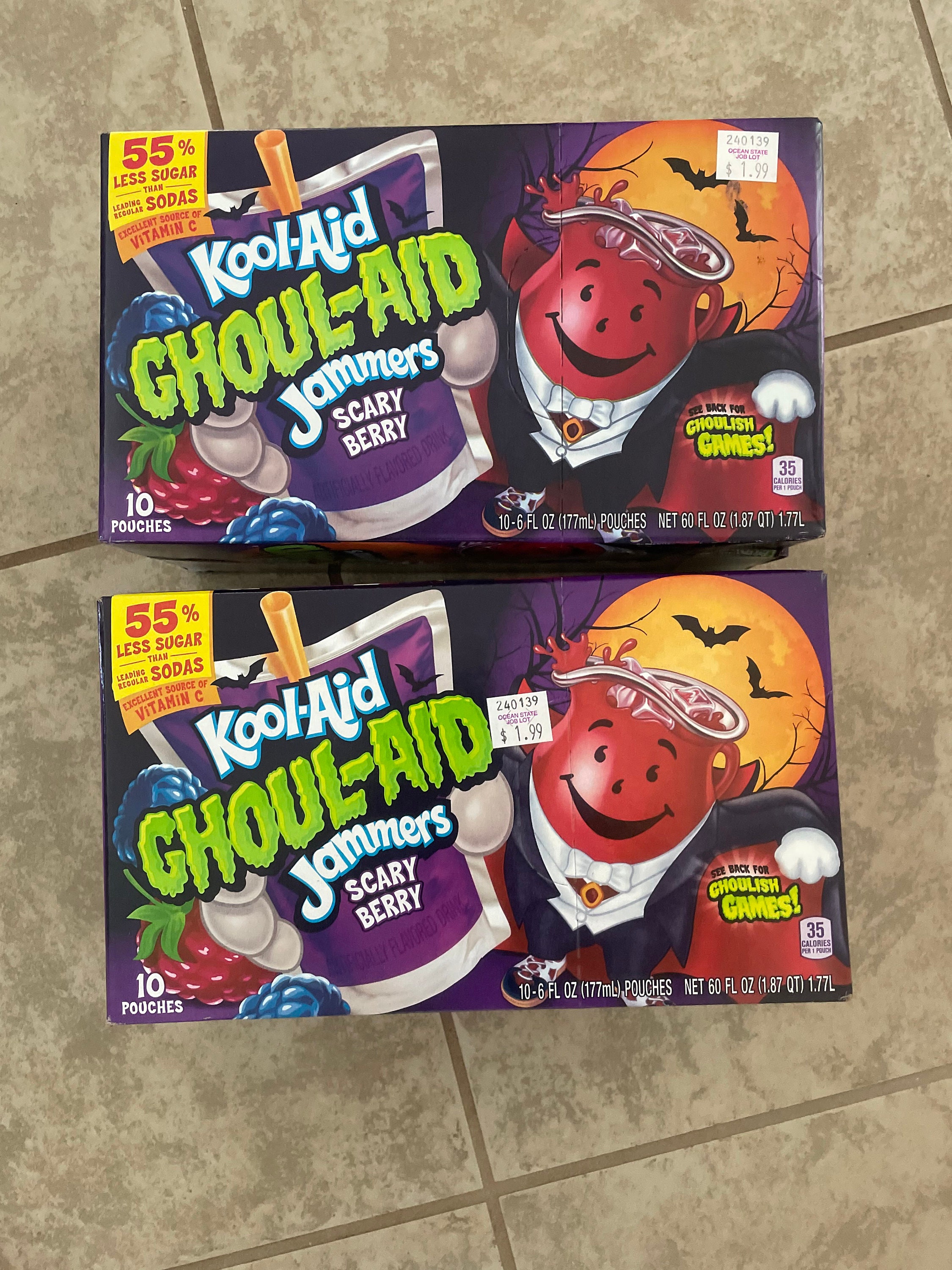 Kool Aid Ghoul Aid Scary Berry Jammers Trinkbeutel Federmäppchen ...
