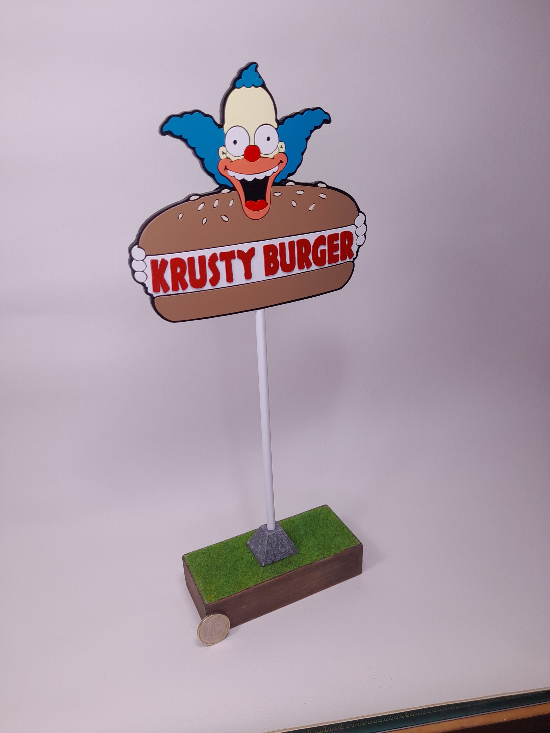 Simpsons - Krusty Burger Sign, the Simpsons, 3D Model, Scale Model ...