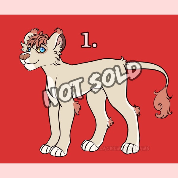 Lion Fursona - Etsy