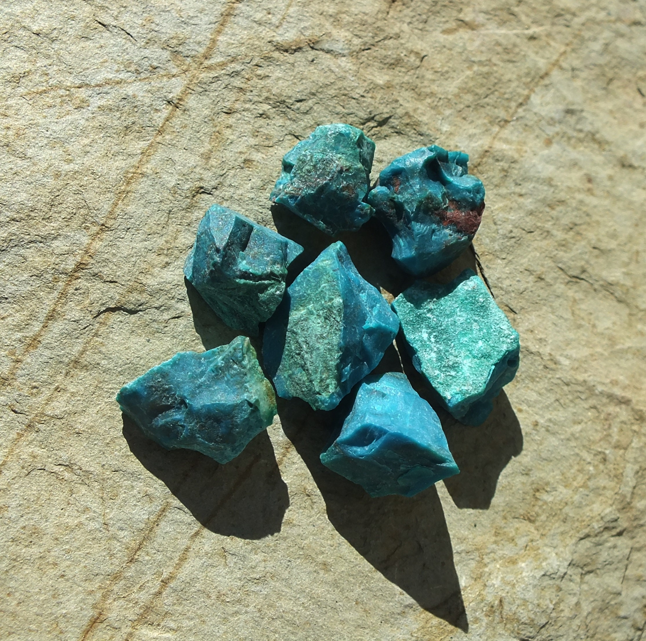 Blue Mineral Rocks