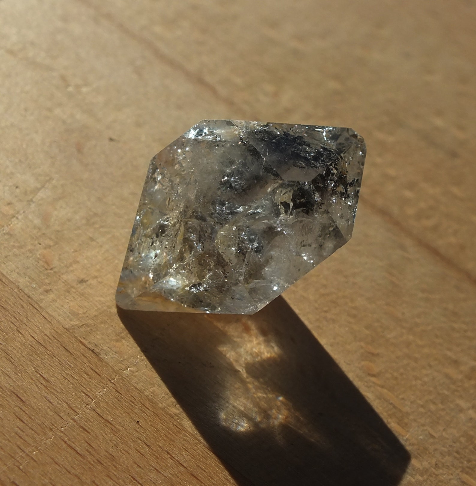 Herkimer Diamond Quartz Crystal Double Terminated Point Raw | Etsy