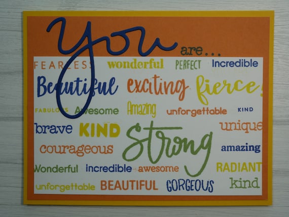 Handmade Encouragement Card - Etsy