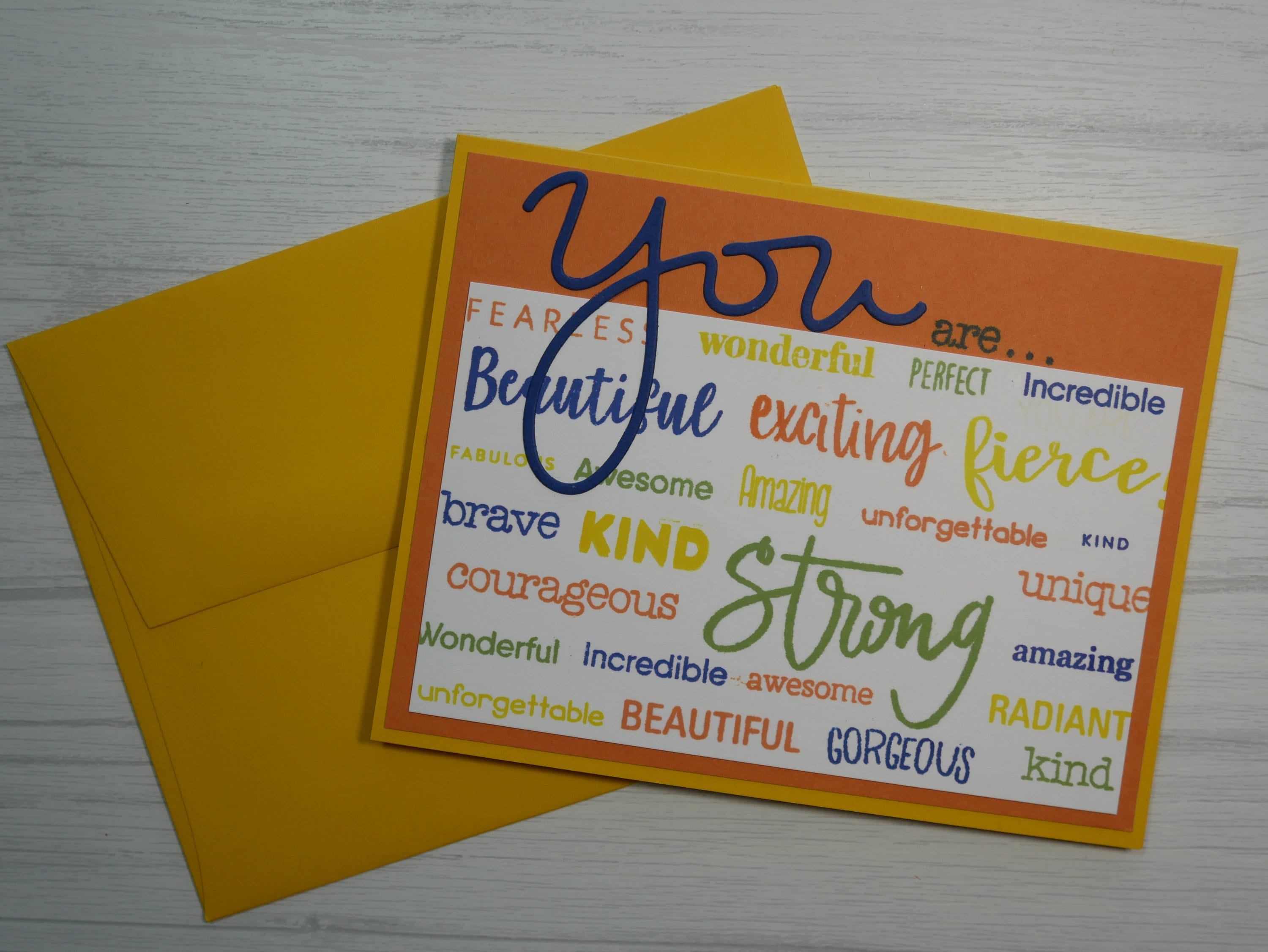 Handmade Encouragement Card - Etsy