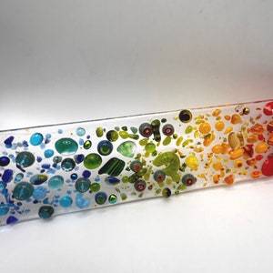 Fused Glass Wish Stick Garden or Window Decoration - Etsy UK