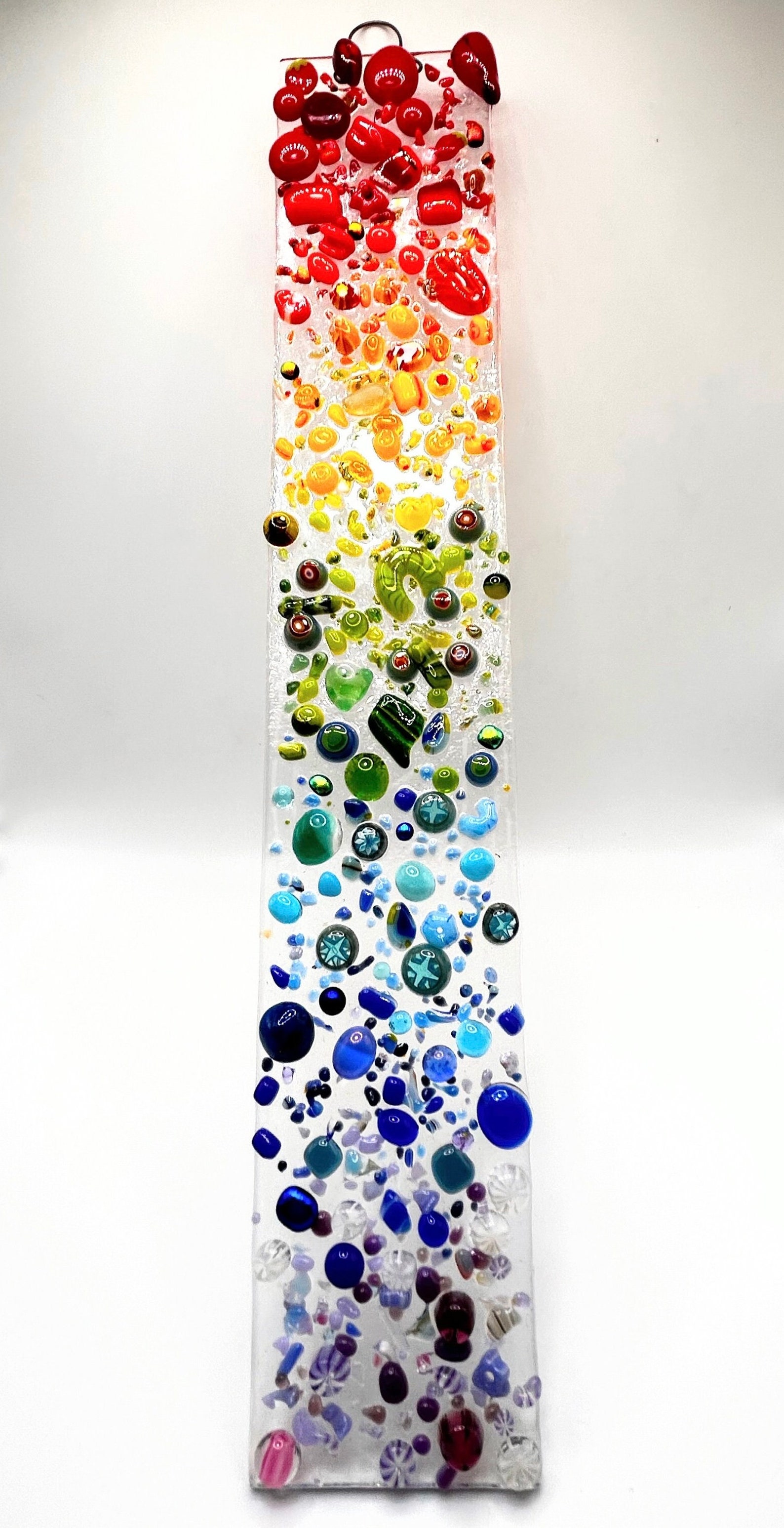 Fused Glass Wish Stick Garden or Window Decoration - Etsy UK