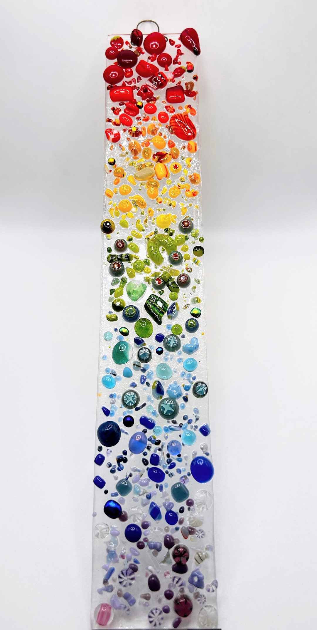 Fused Glass Wish Stick Garden or Window Decoration - Etsy UK