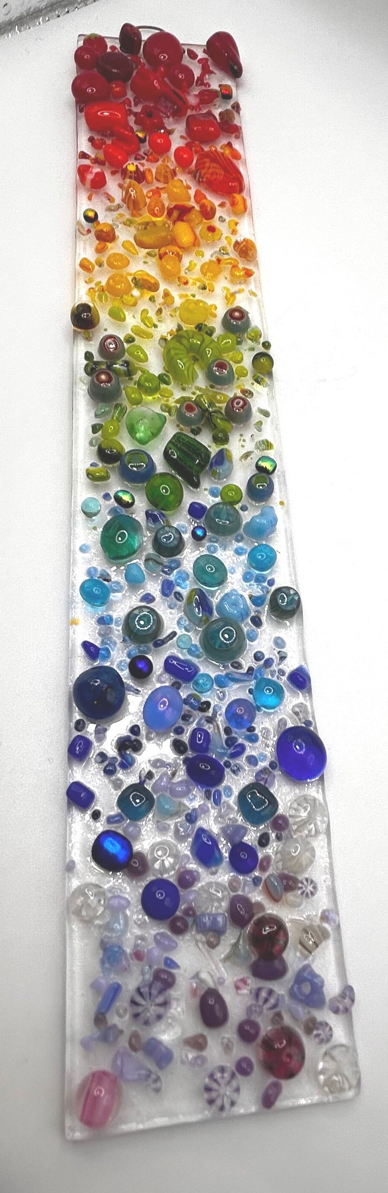 Fused Glass Wish Stick Garden or Window Decoration - Etsy UK