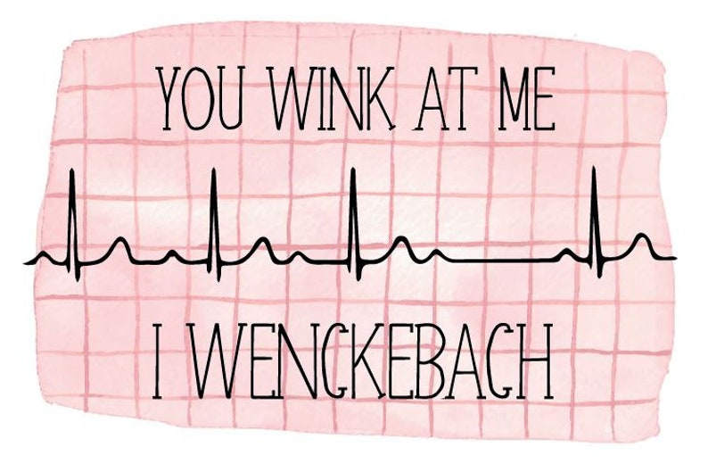 ECG Trace Funny Card Doctor/nurse/paramedic Valentines - Etsy UK