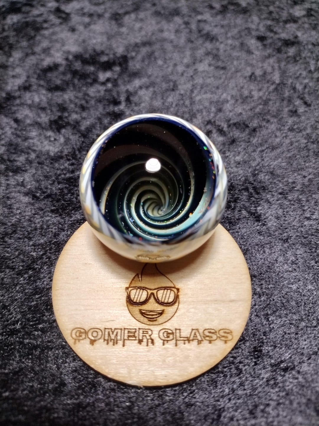 Vortex Marble, Boro Marble, Hand Blown Glass - Etsy