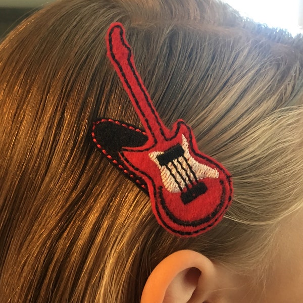 Guitar Hair Clip - Etsy