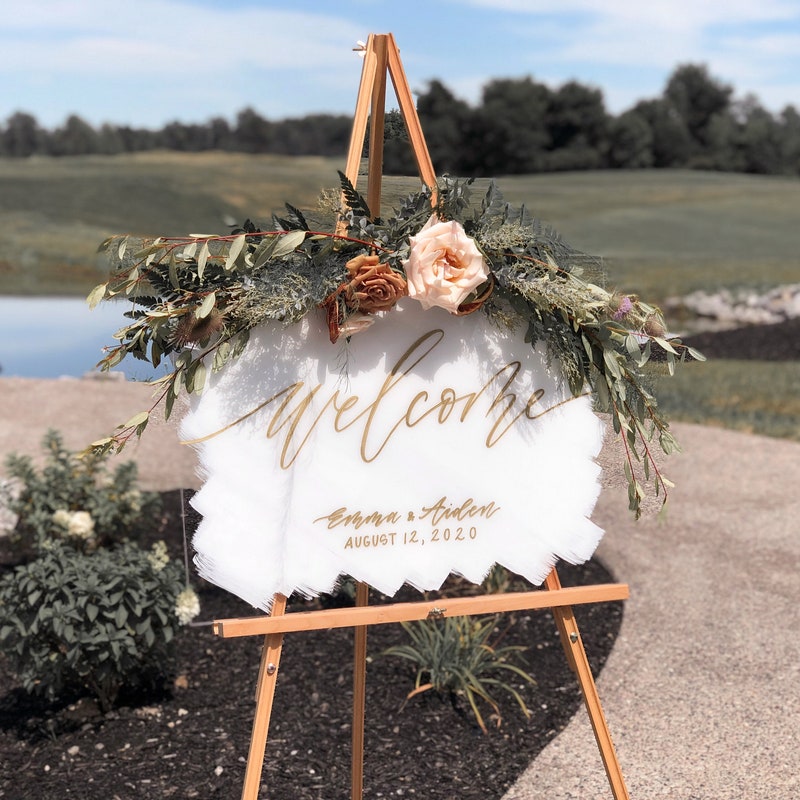 Acrylic Wedding Signs - Etsy